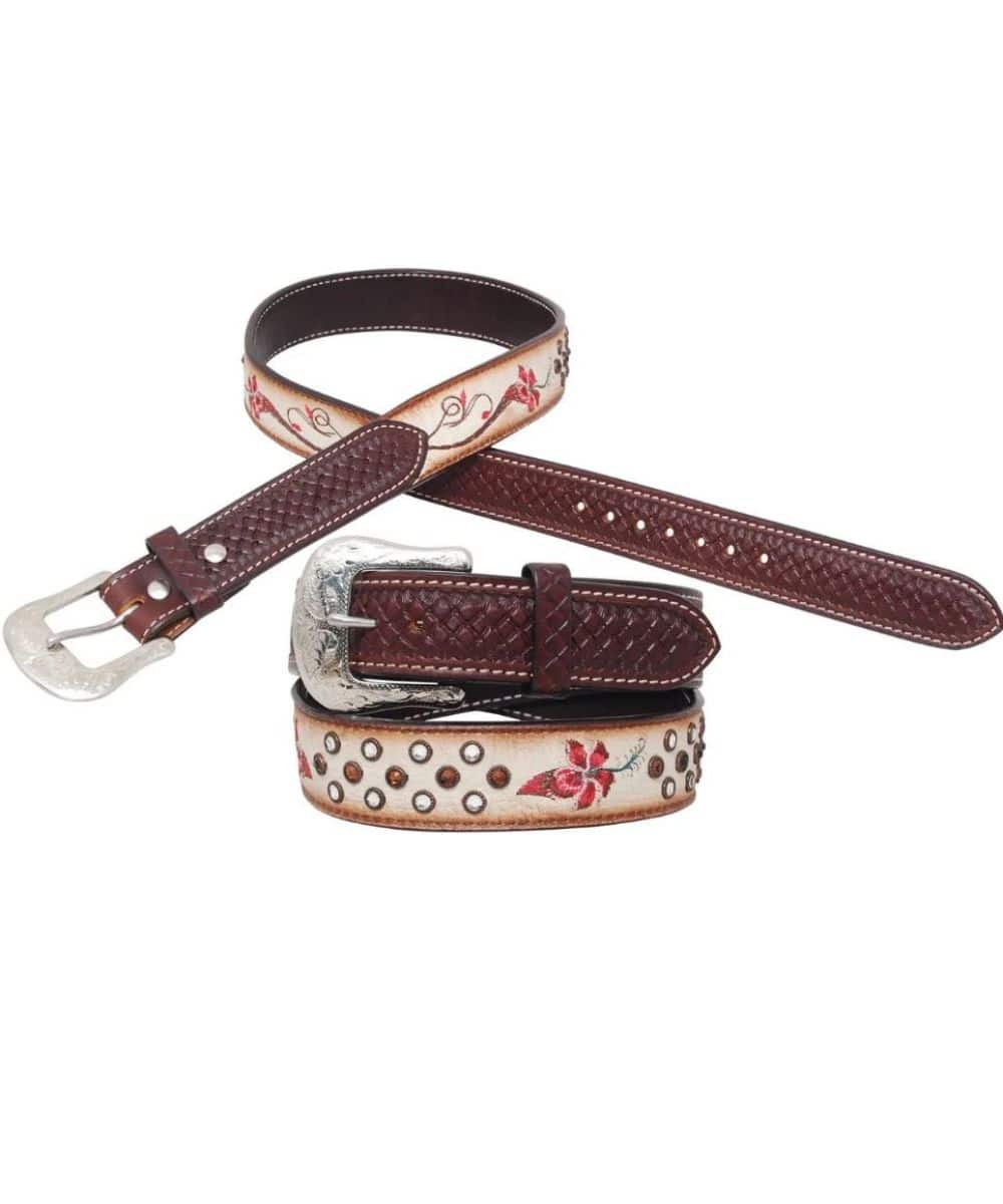 Circle Y Women's Fire Lily Belt - Cowpokes Work and Western