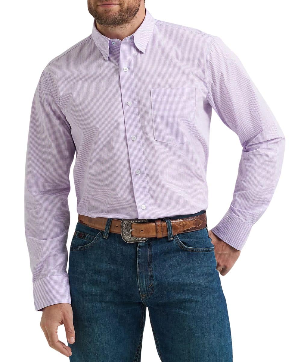 Wrangler Men's Cody Johnson Button Down Shirt - Cowpokes Work and Western