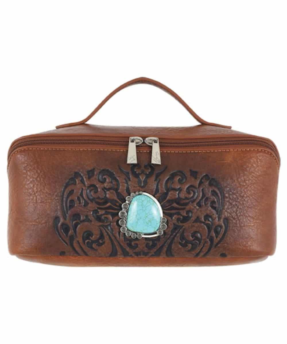 Trenditions Women's Catchfly Cosmetic Case - Cowpokes Work and Western