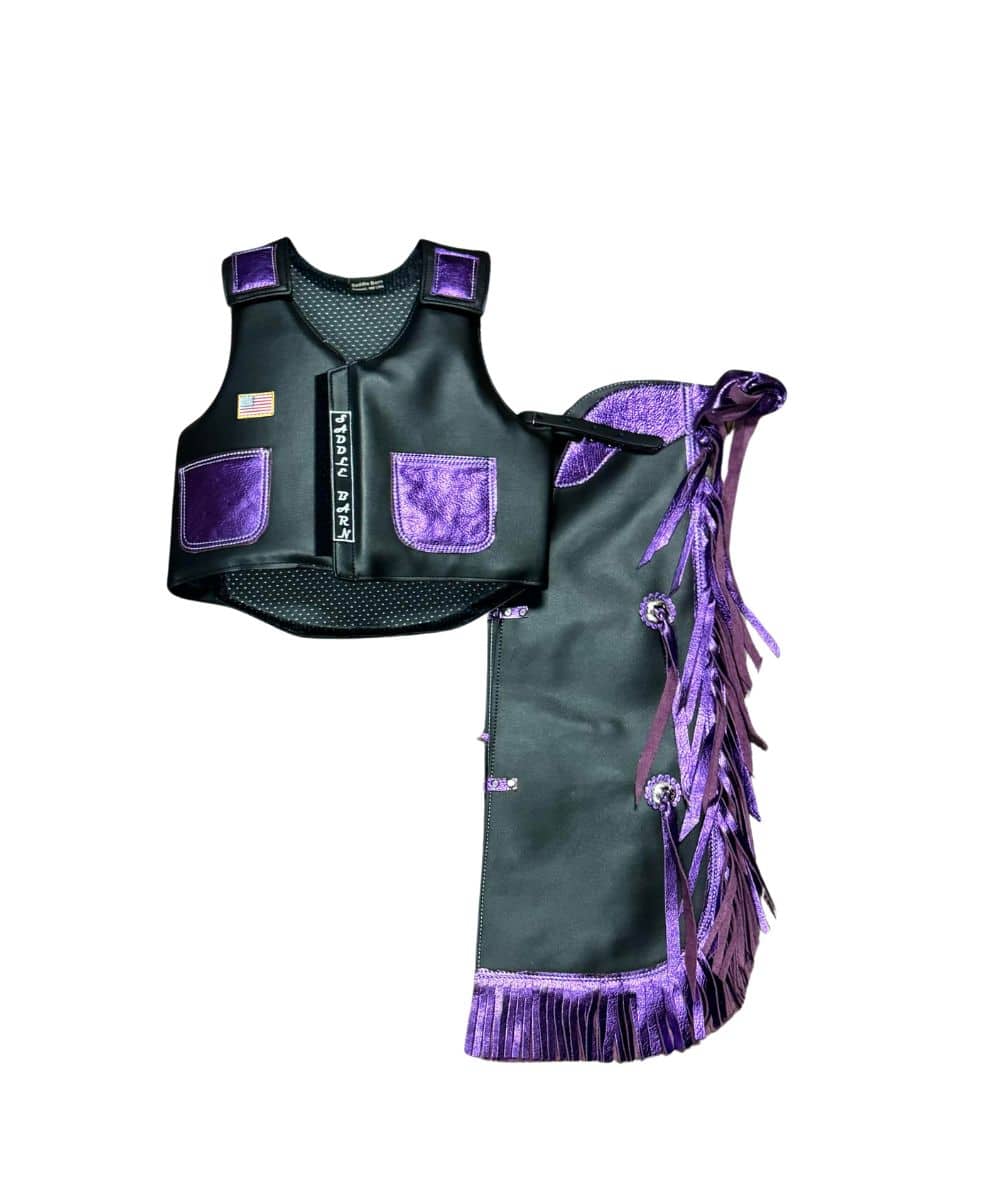 Saddle Barn Kids' Rodeo Chap & Vest Set - Cowpokes Work and Western