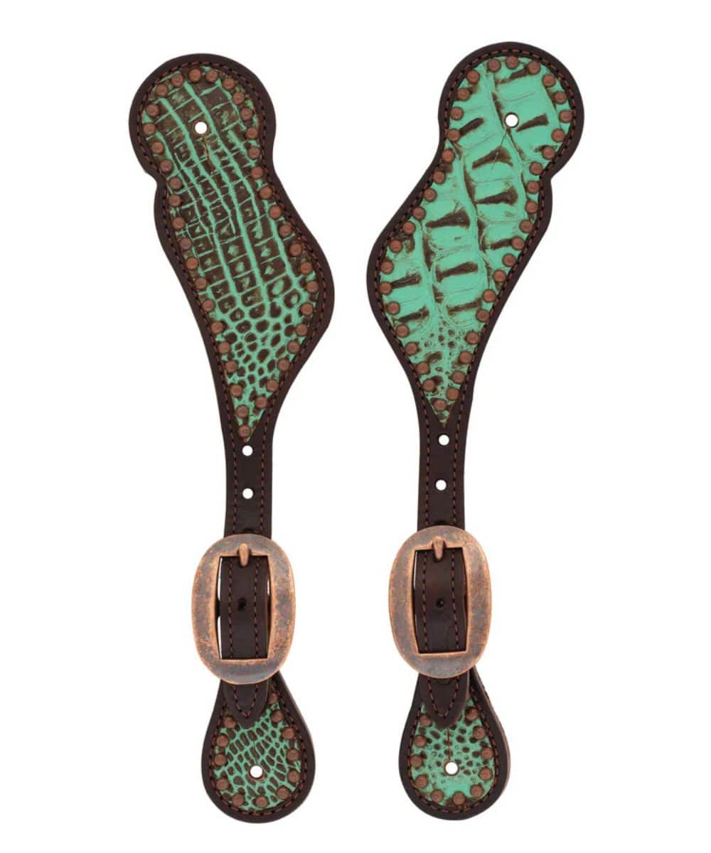 Weaver Women's Croc Spur Straps - Cowpokes Work and Western