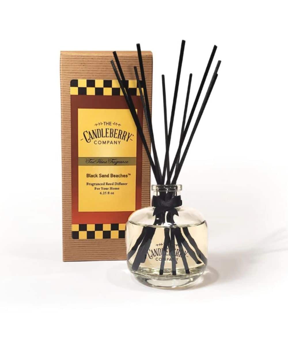 Candleberry Black Sand Beaches Reed Diffuser - Cowpokes Work and Western