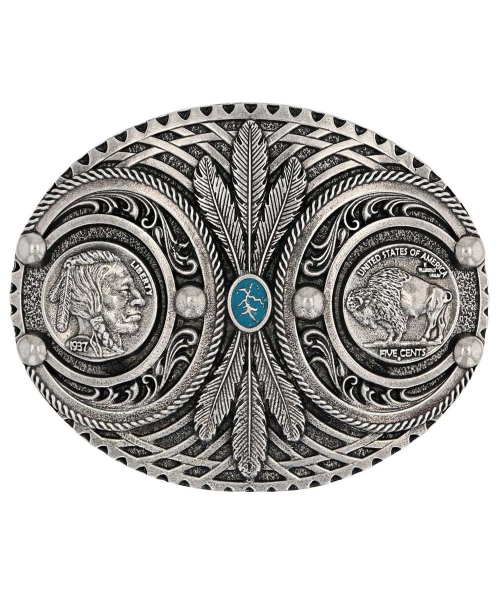 Montana Silversmiths Spirit Of The Buffalo Attitude Buckle - Cowpokes ...