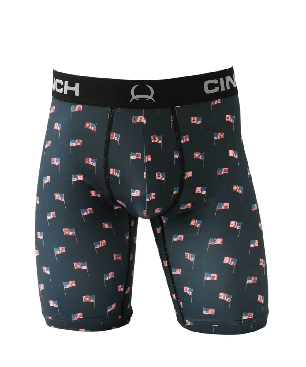 Cinch Men's Ol' Glory Boxer Brief - Cowpokes Work and Western