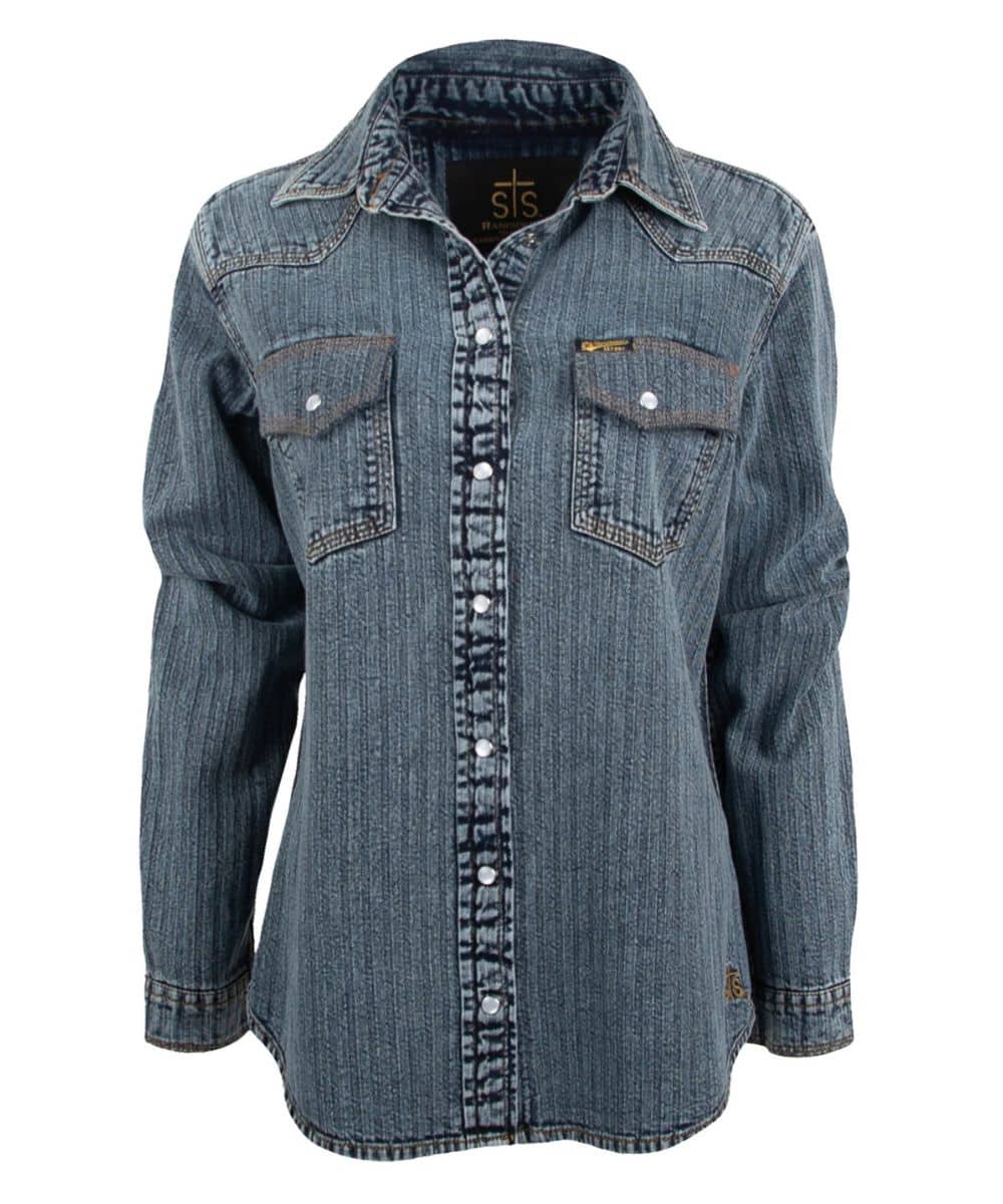 STS Women's Duke Pearl Snap Shirt - Cowpokes Work and Western