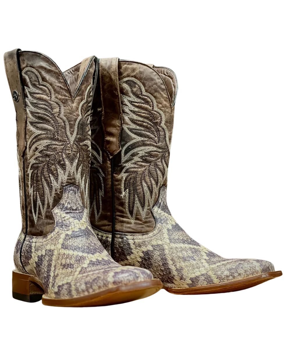Tanner Mark Men's Rattlesnake Boot - Cowpokes Work and Western