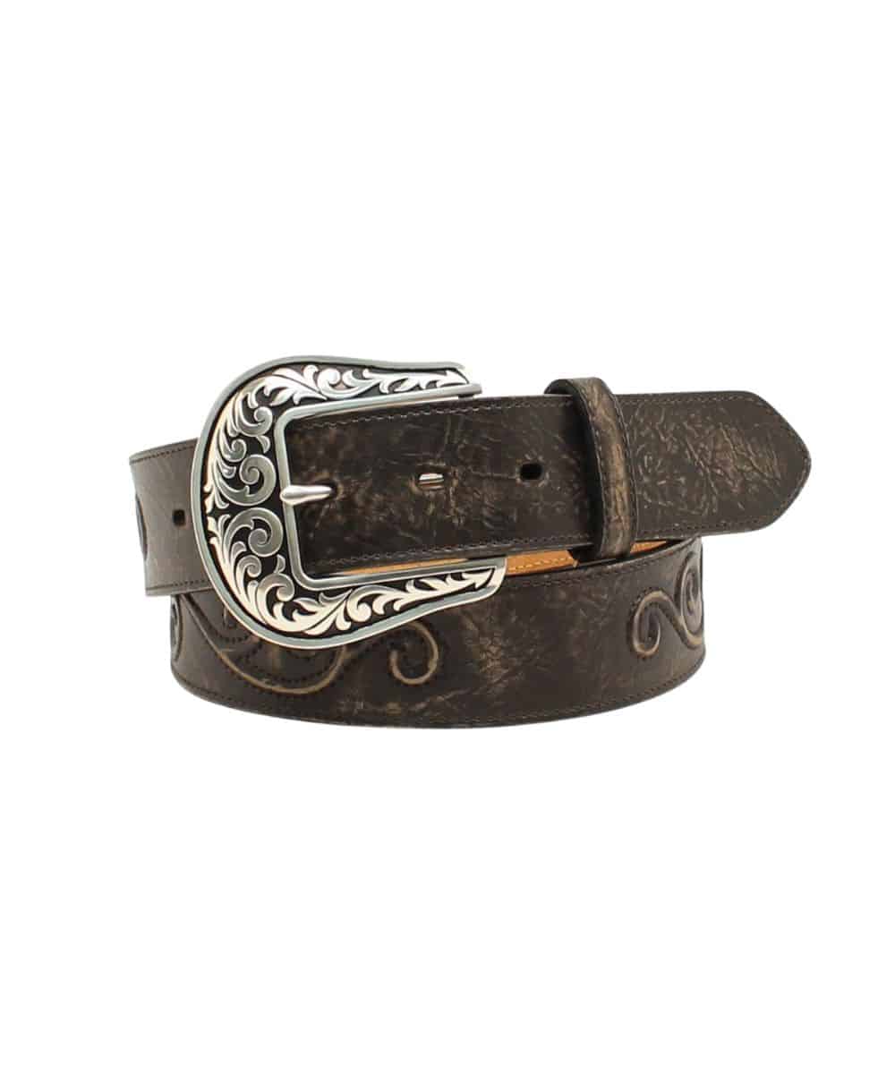 M&F Western Women's Nocona Scroll Belt