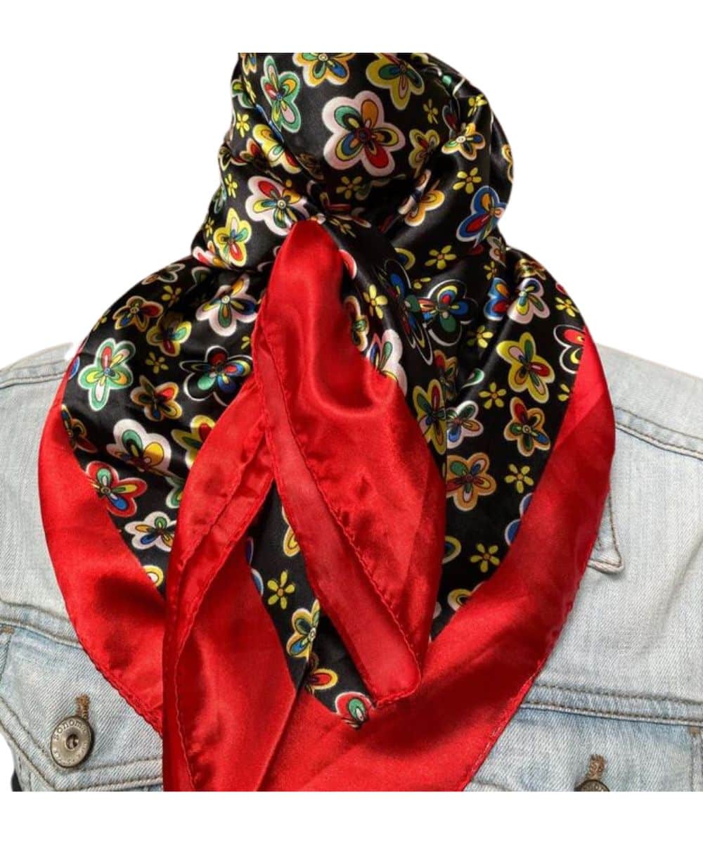 Rodeo Drive Floral Wild Rag - Cowpokes Work & Western