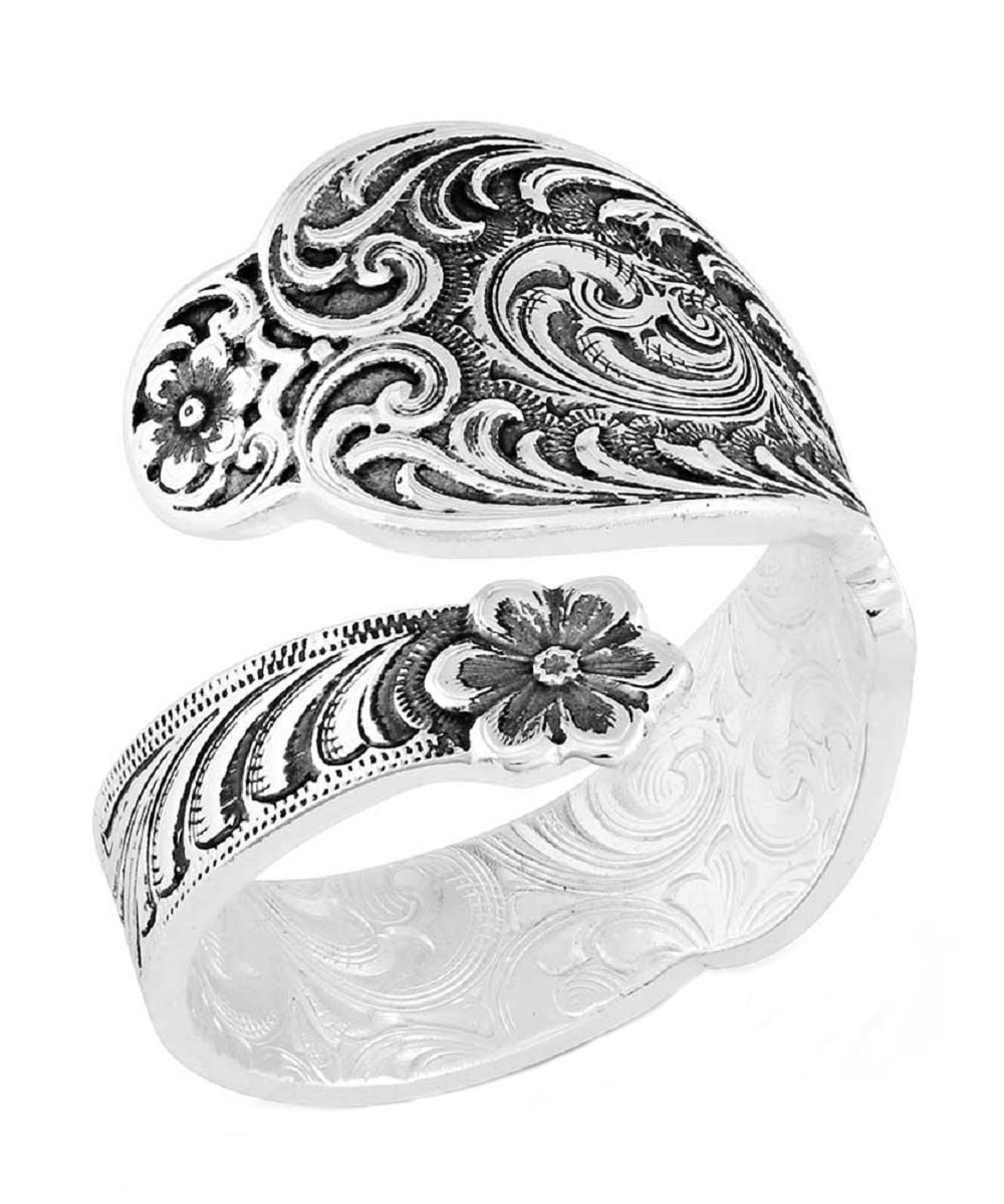 Montana Silversmiths Women's Heirloom Spoon Open Ring - Cowpokes Work ...