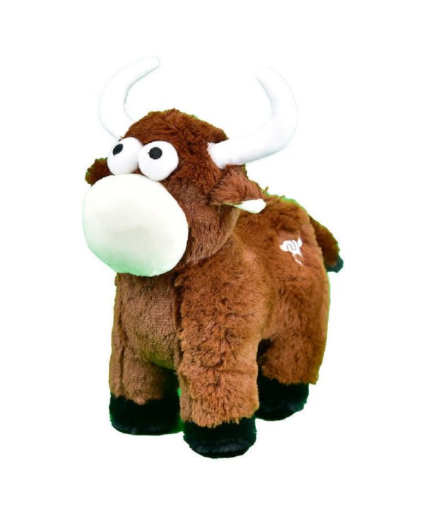 Cowboy Hardware Happy Brown Bull Plush - Cowpokes Work & Western