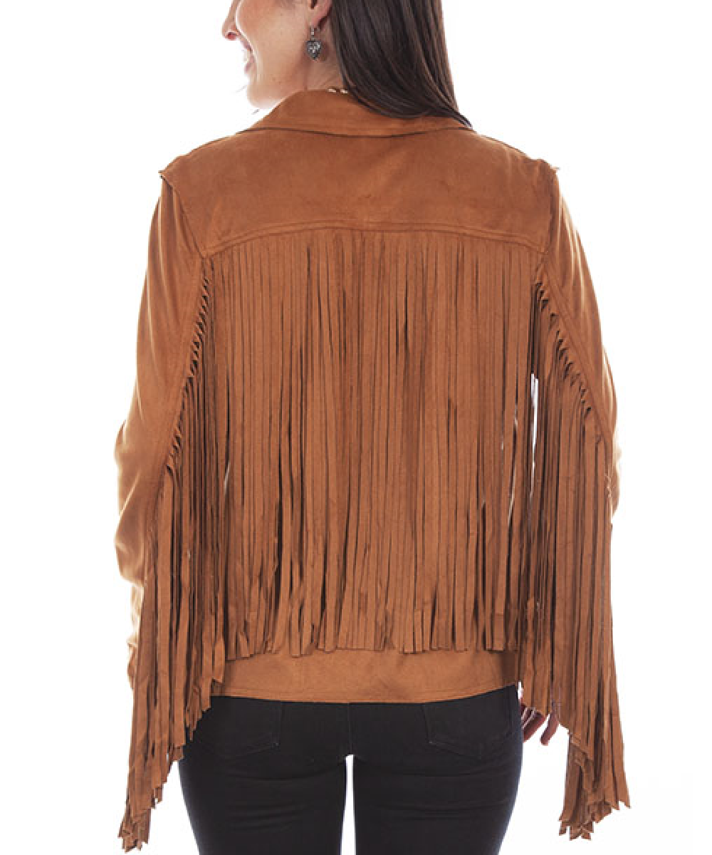 Scully Women's Ultra Suede Fringe Jacket - Cowpokes Work & Western