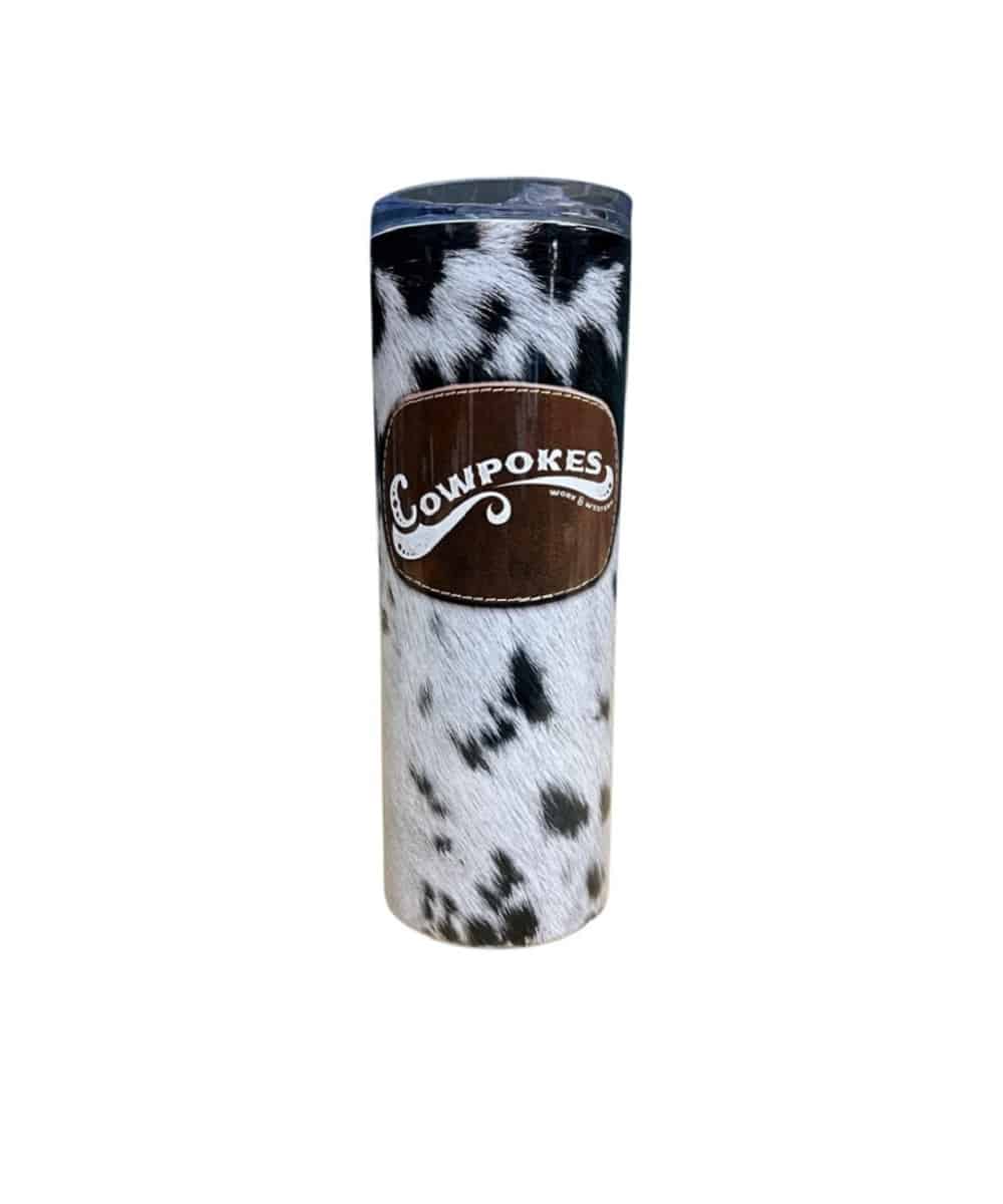 The 2nd Right Cowpokes Cow Print Tumbler - Cowpokes Work & Western