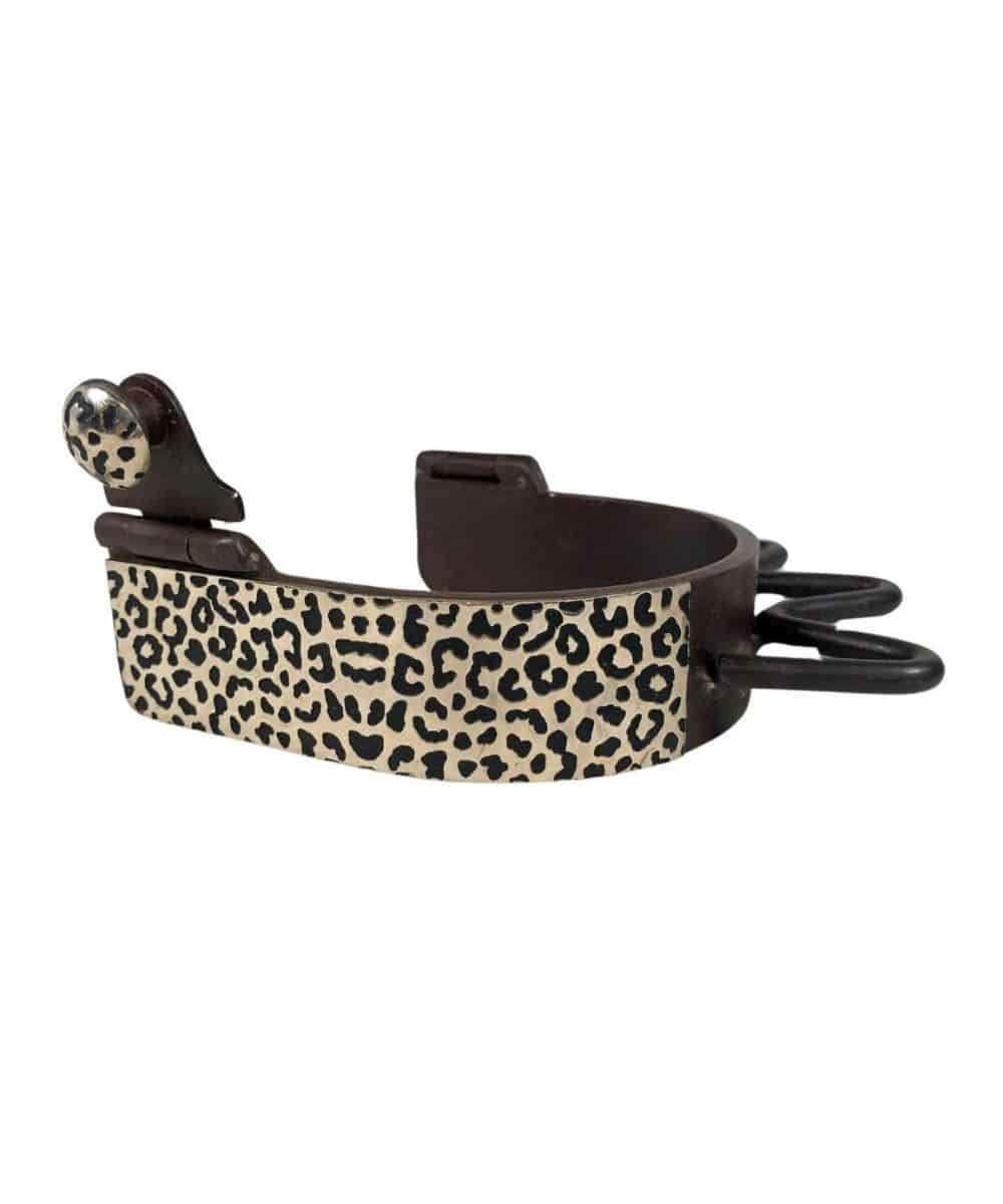 Reinsman Women's Leopard Bumper Spurs - Cowpokes Work & Western