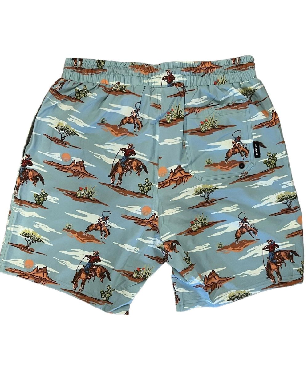 Cinch Men's Desert Cowboy Swim Trunk - Cowpokes Work & Western