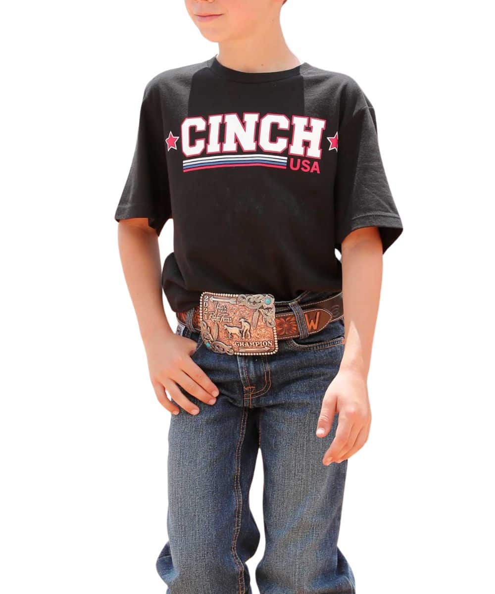 Cinch Boys' USA Tee - Cowpokes Work & Western