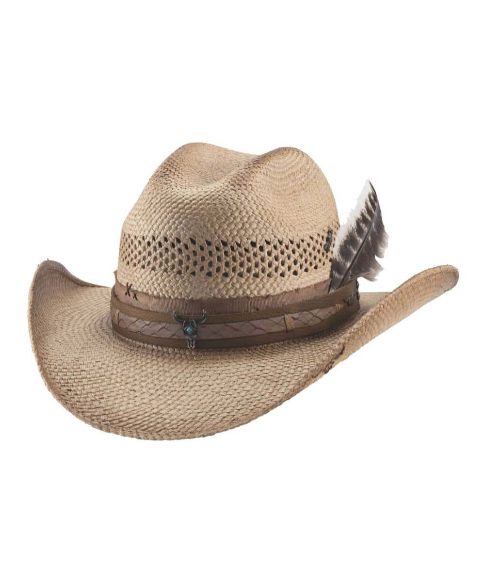 Bullhide Wagon Mound Straw Hat - Cowpokes Work & Western