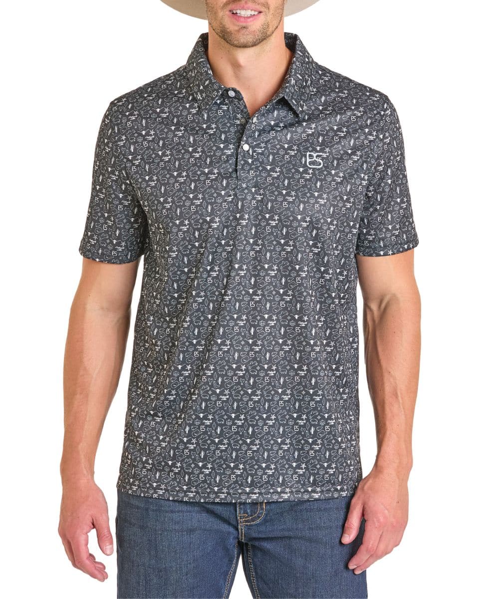 Panhandle Slim Men's Performance Polo Shirt - Cowpokes Work & Western