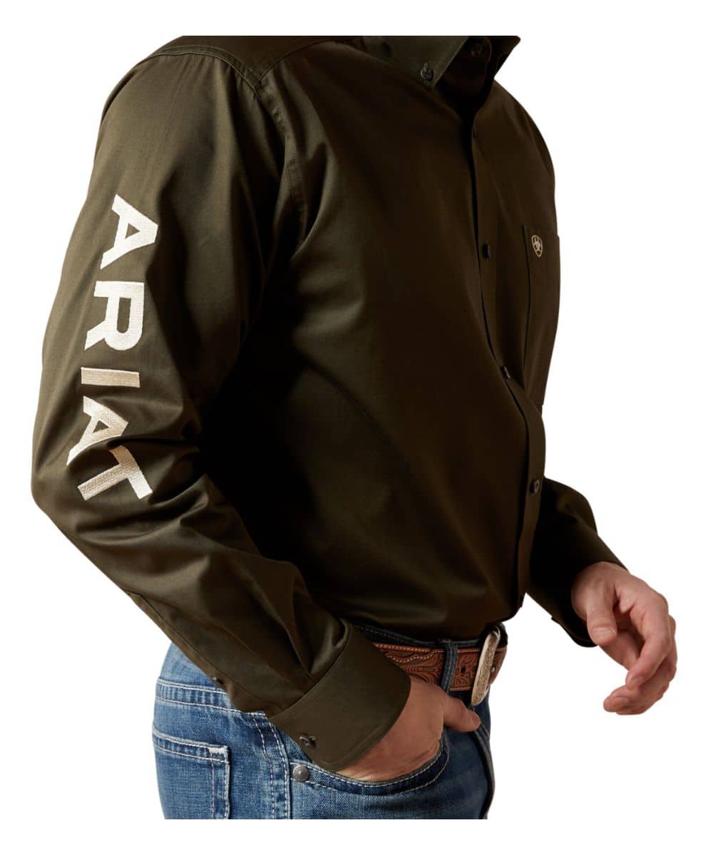 Ariat Men's Team Logo Button Down Shirt - Cowpokes Work & Western